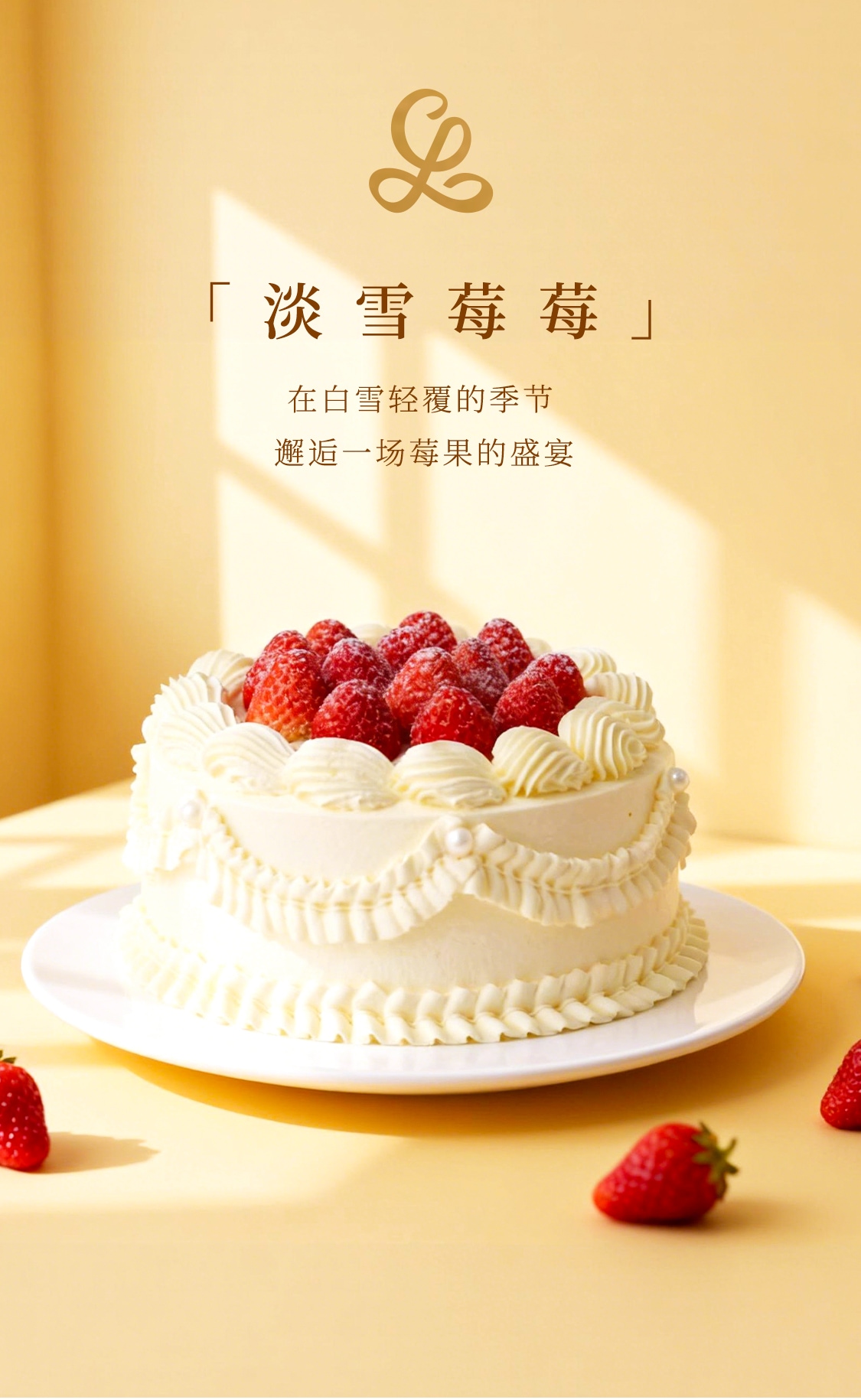 淡雪莓莓--诺心LE CAKE蛋糕官网